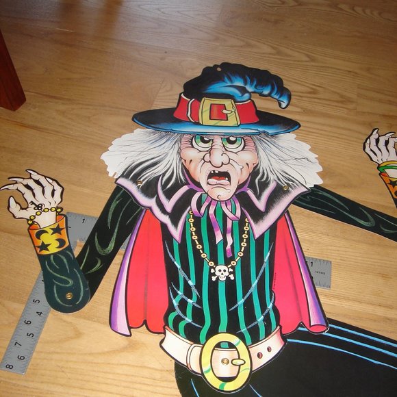 Beistle | Holiday | Vintage 975 Beistle Jointed Witch Die | Poshmark